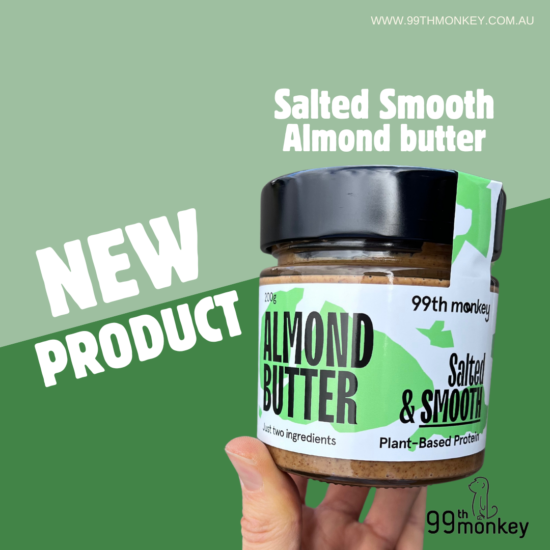 Introducing the Newest Nut Butter on the Block: Smooth & Salted Almond – 99th Monkey Natural ...