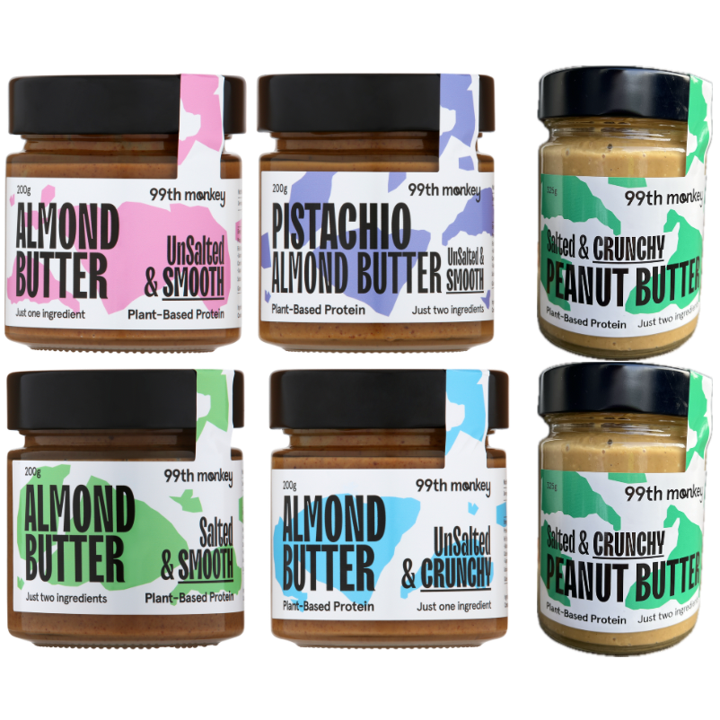 Natural Peanut, Almond & Nut Butter – 99th Monkey